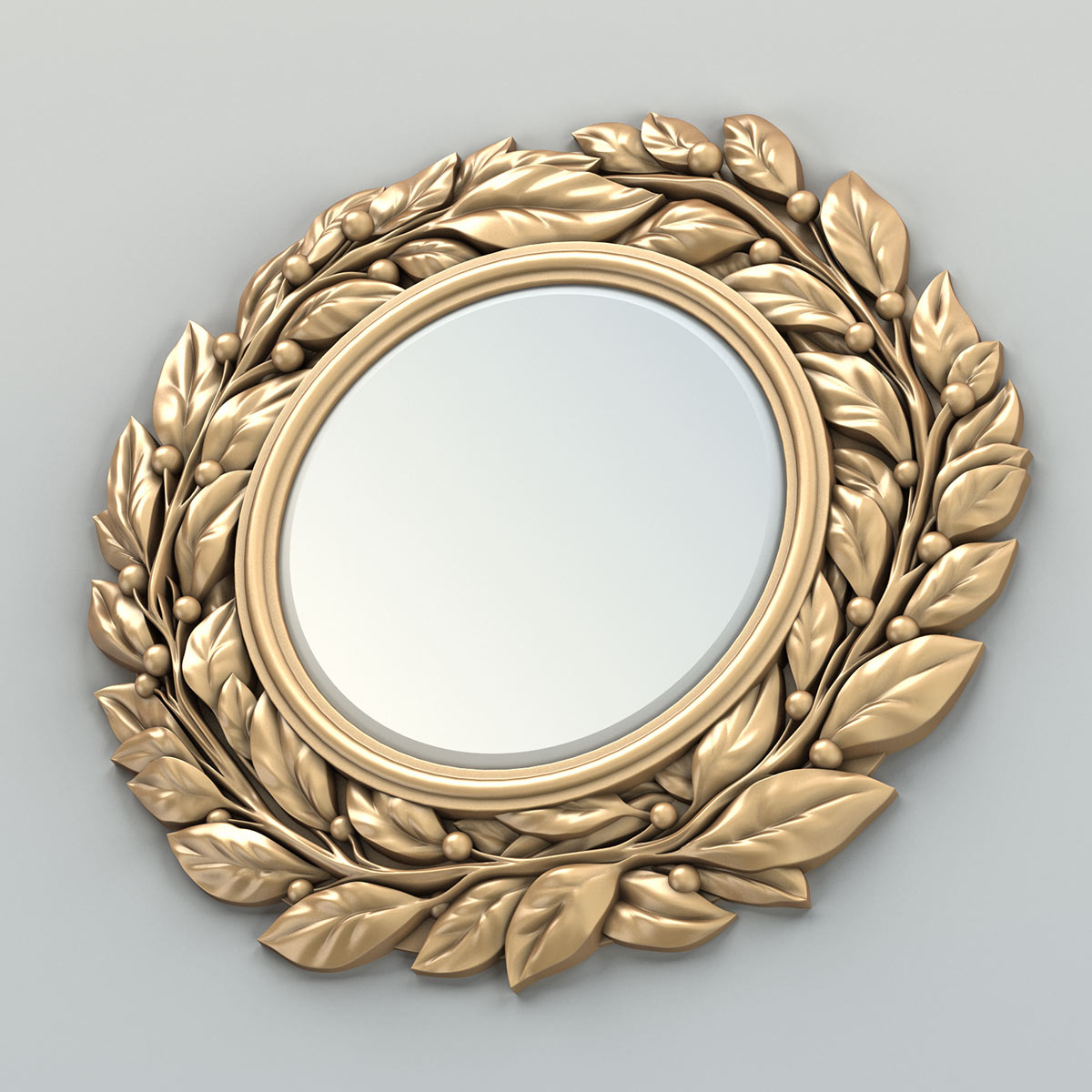 Carved mirror frame 3D model - TurboSquid 1405091