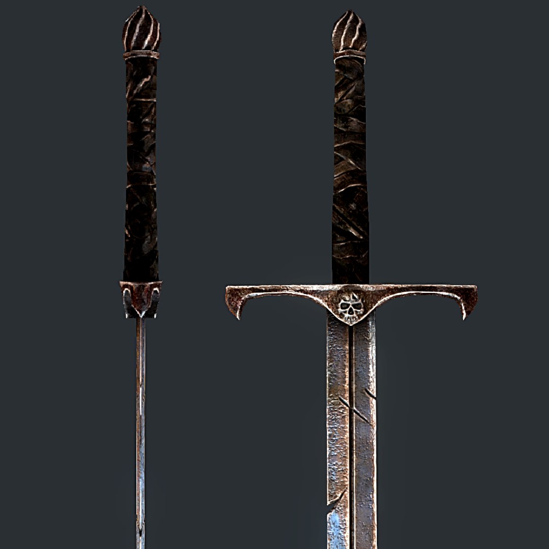 Hero Sword 3D Model - TurboSquid 1641104