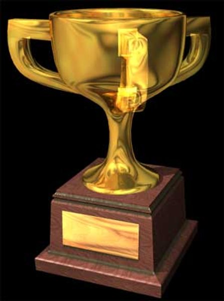 3d model trophy cup