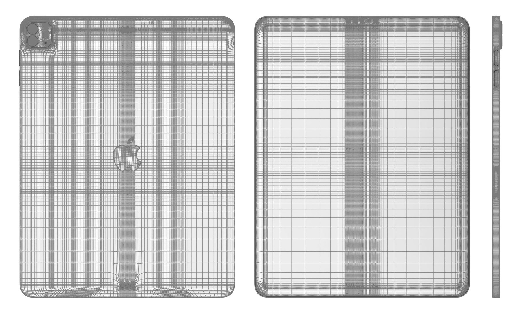 Apple iPad Pro 12 9 Silver 3D model - TurboSquid 1958119