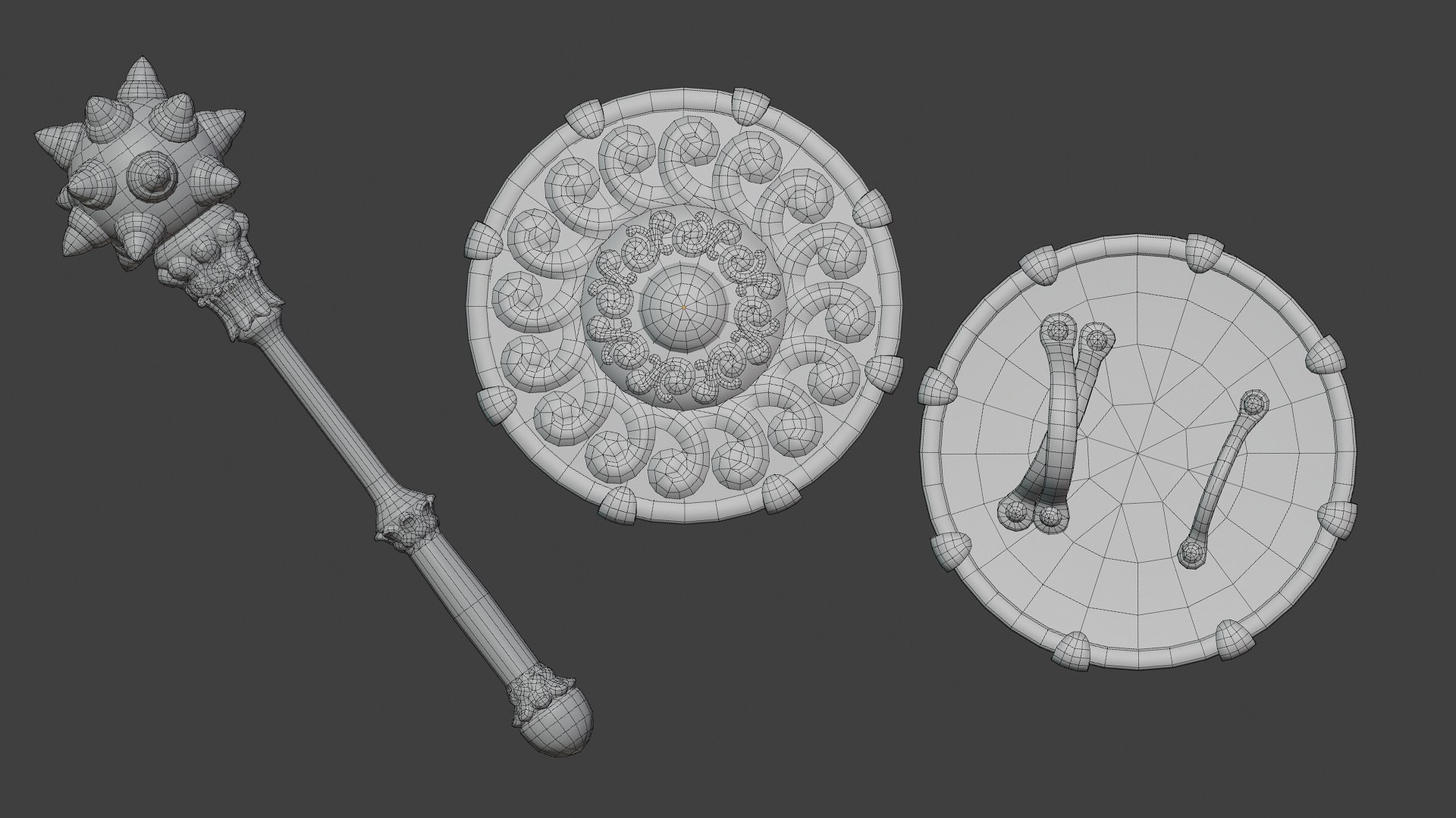 3D fantasy weapons packed model - TurboSquid 1661074