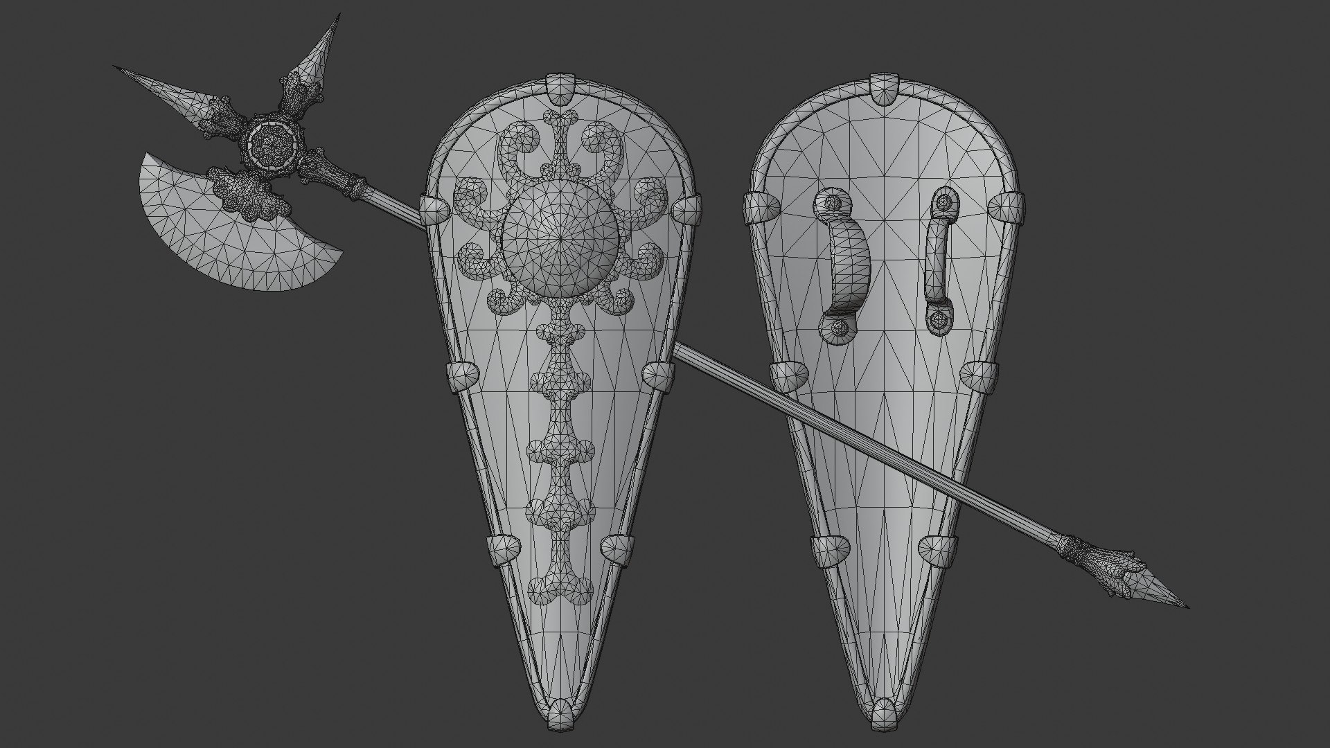 3D fantasy weapons packed model - TurboSquid 1661074