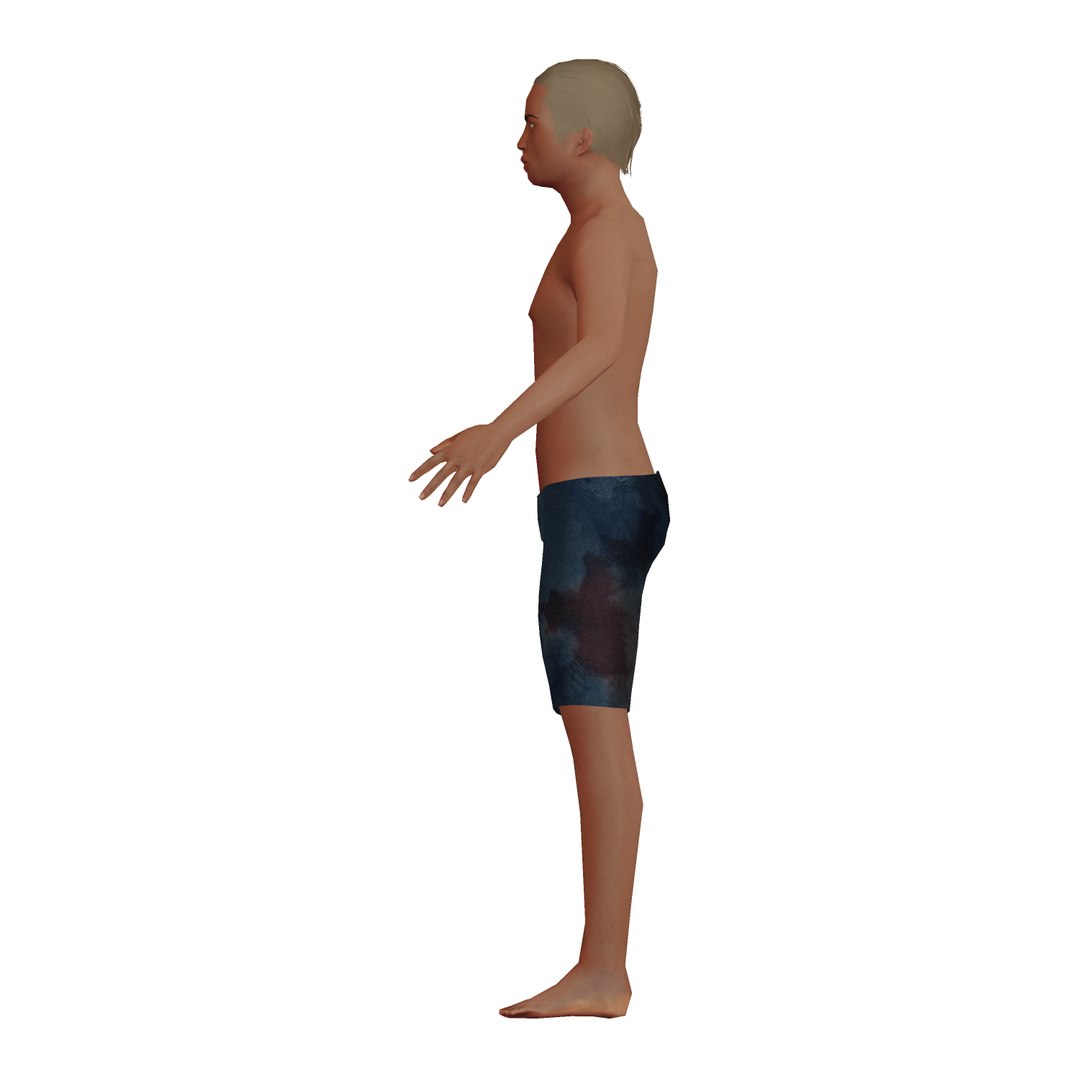 Bald Swimmer Man 3D - TurboSquid 1637292