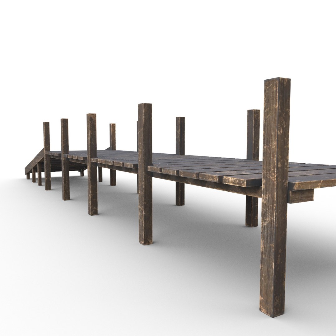 3D Old Pier - Pbr Model - TurboSquid 1612284