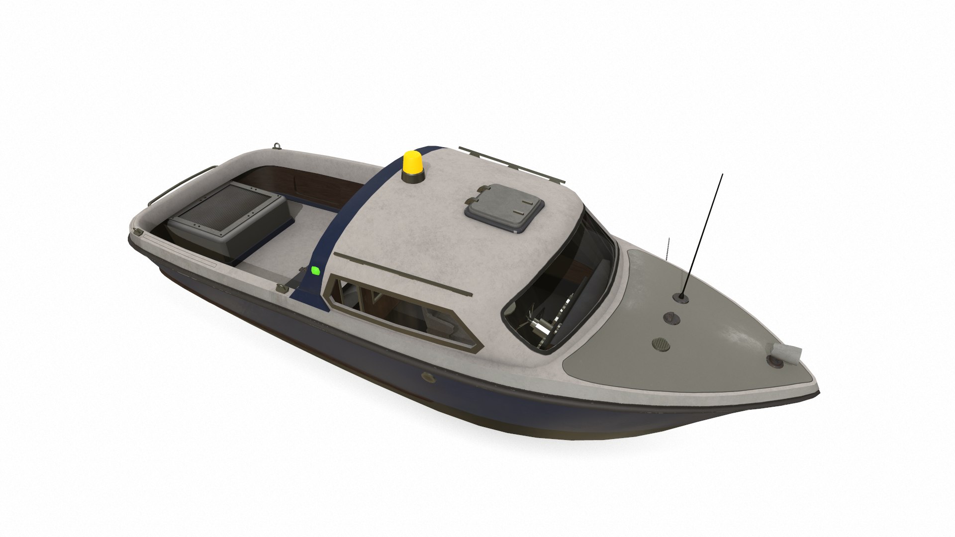 Speedboat Low-poly PBR 3D model - TurboSquid 1969856