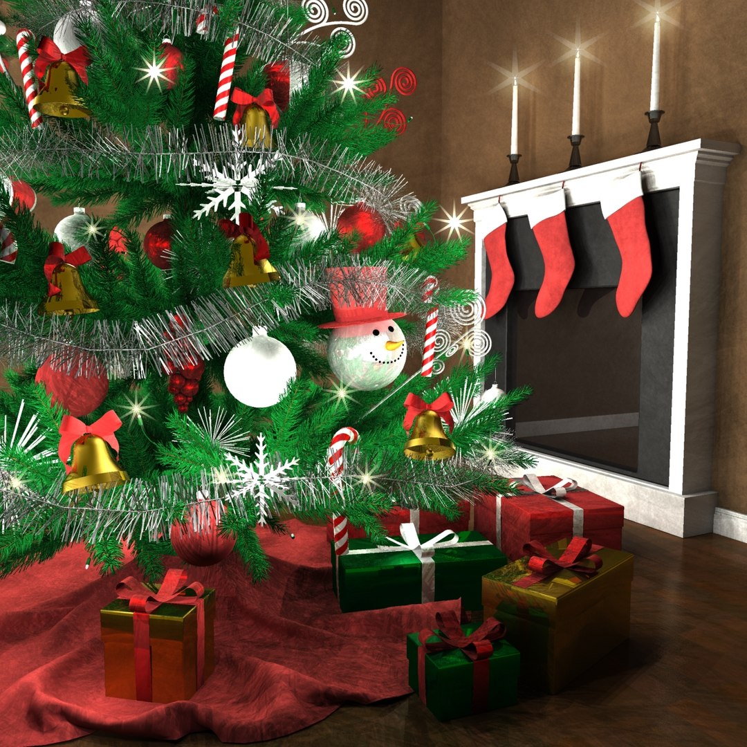 3d model christmas tree