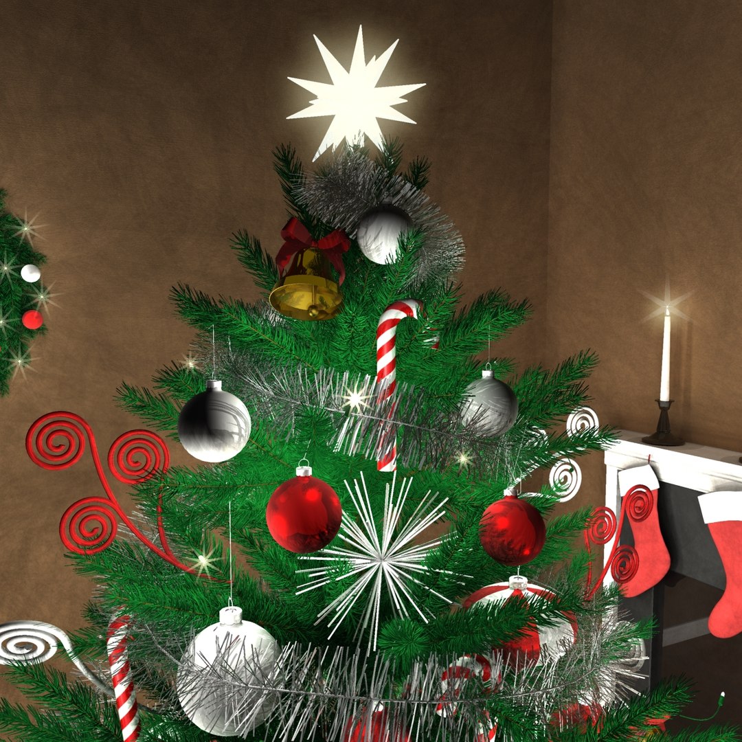 3d model christmas tree