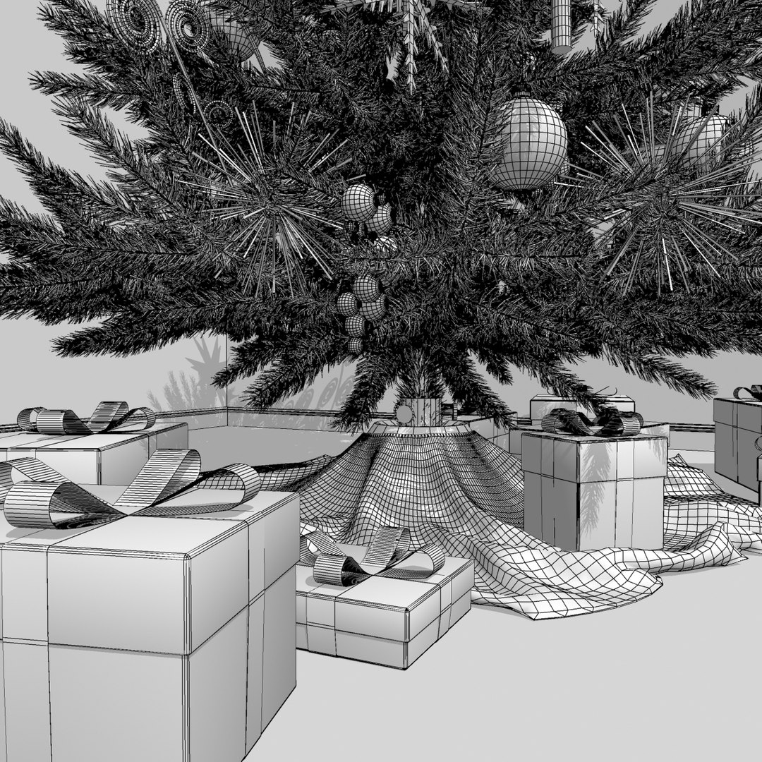 3d model christmas tree