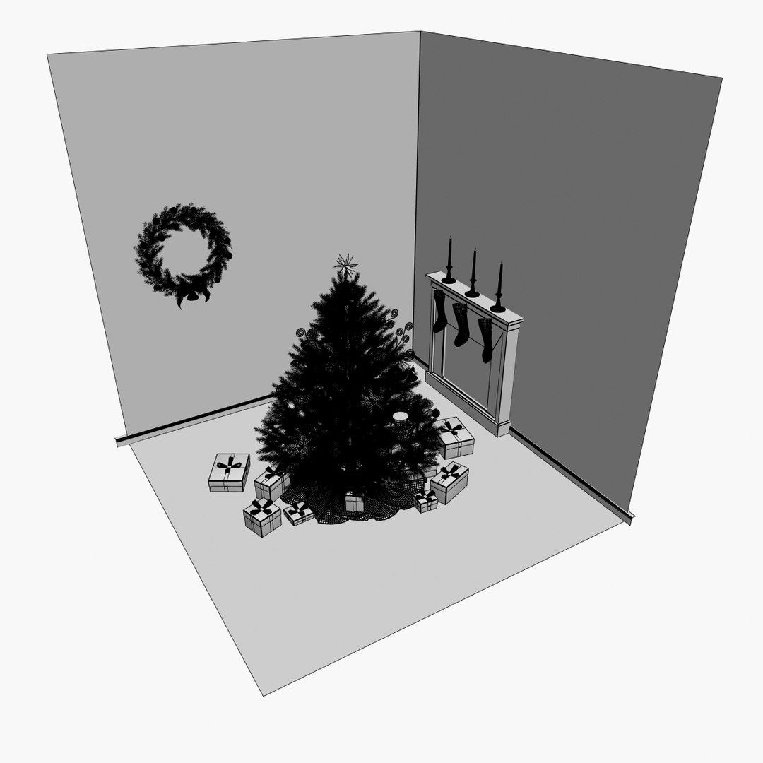 3d model christmas tree
