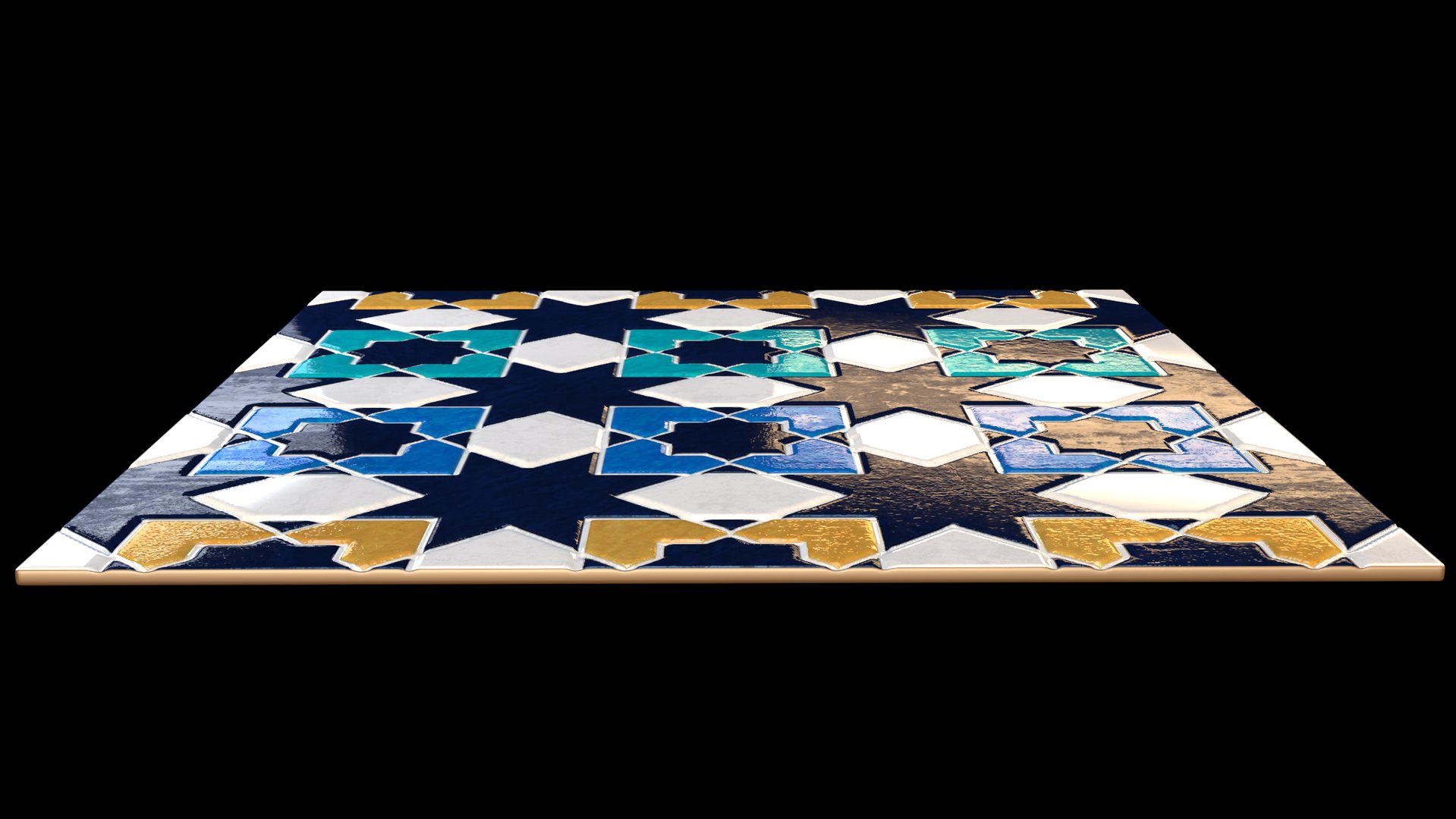 Moroccan Zellige Tiles 3D Model - TurboSquid 1969978