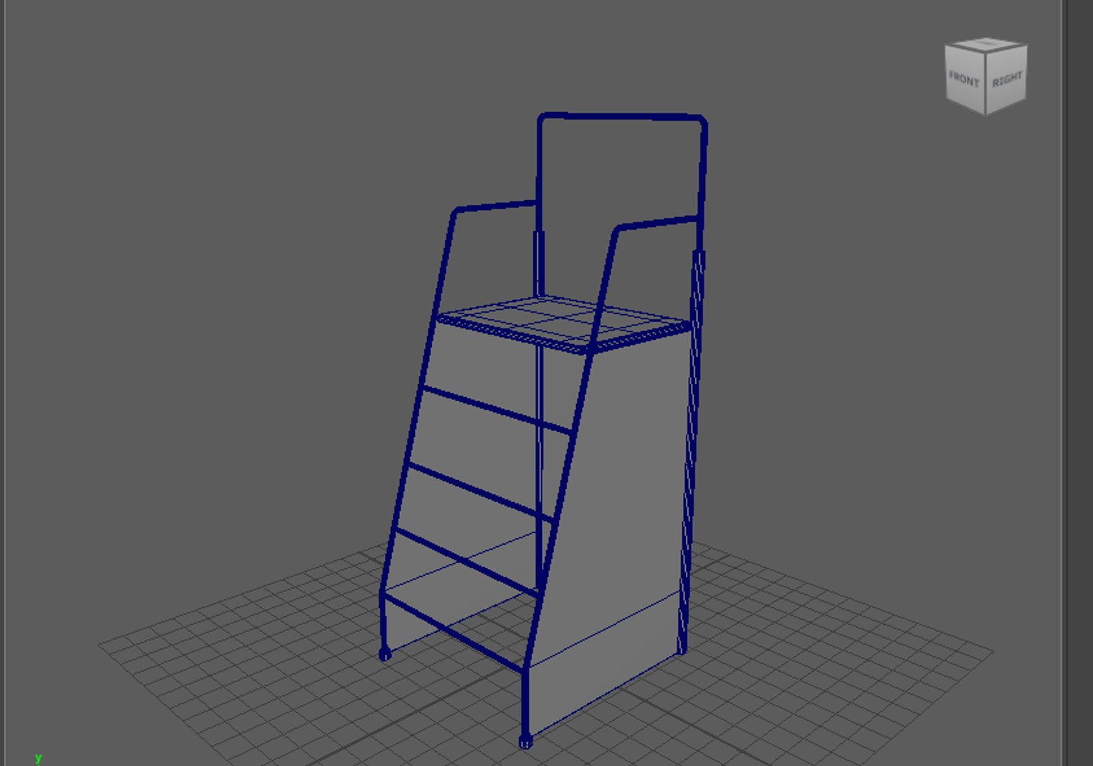 Referee Stand 3D Model 3D Model - TurboSquid 2418615