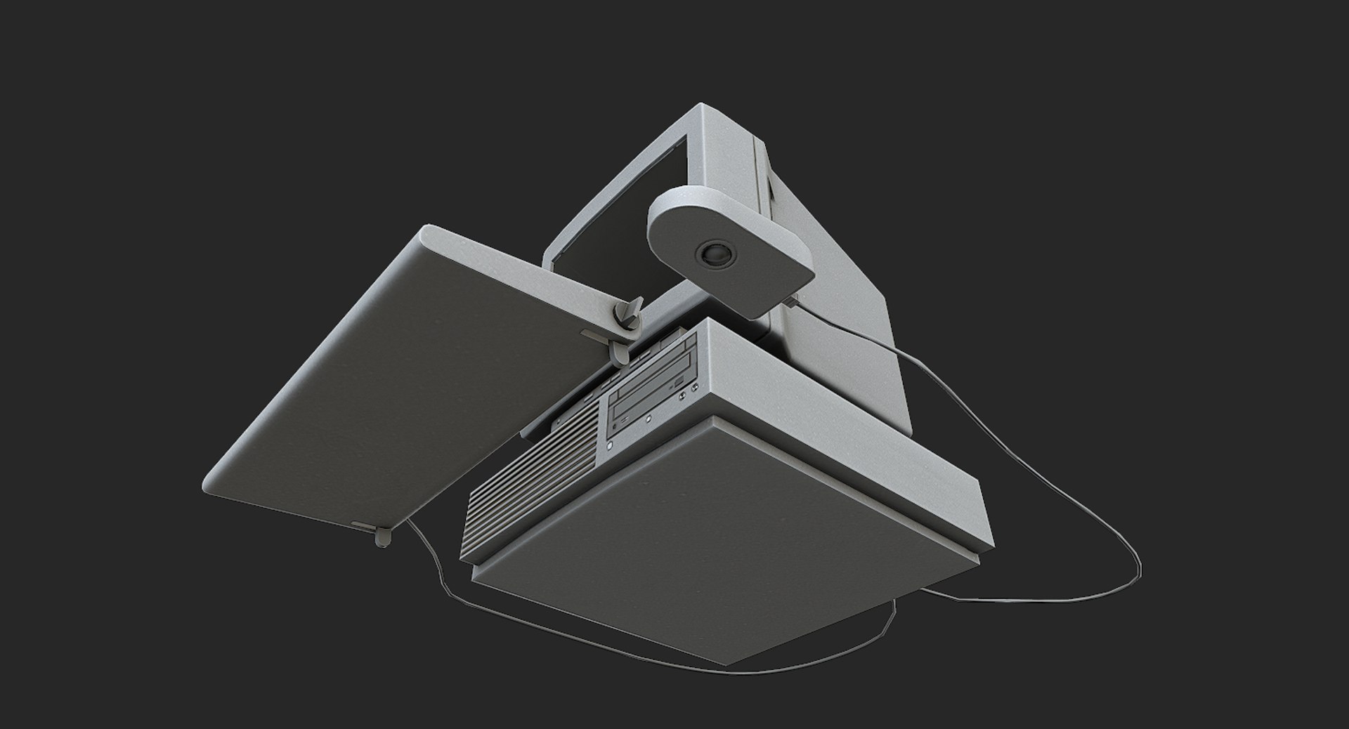 Free Computer 02 3d Model