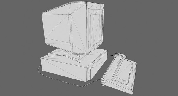 free computer 02 3d model