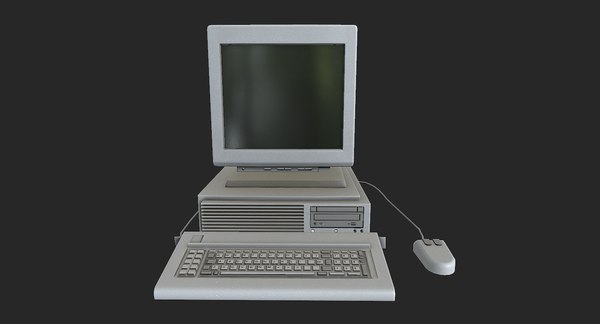 free computer 02 3d model
