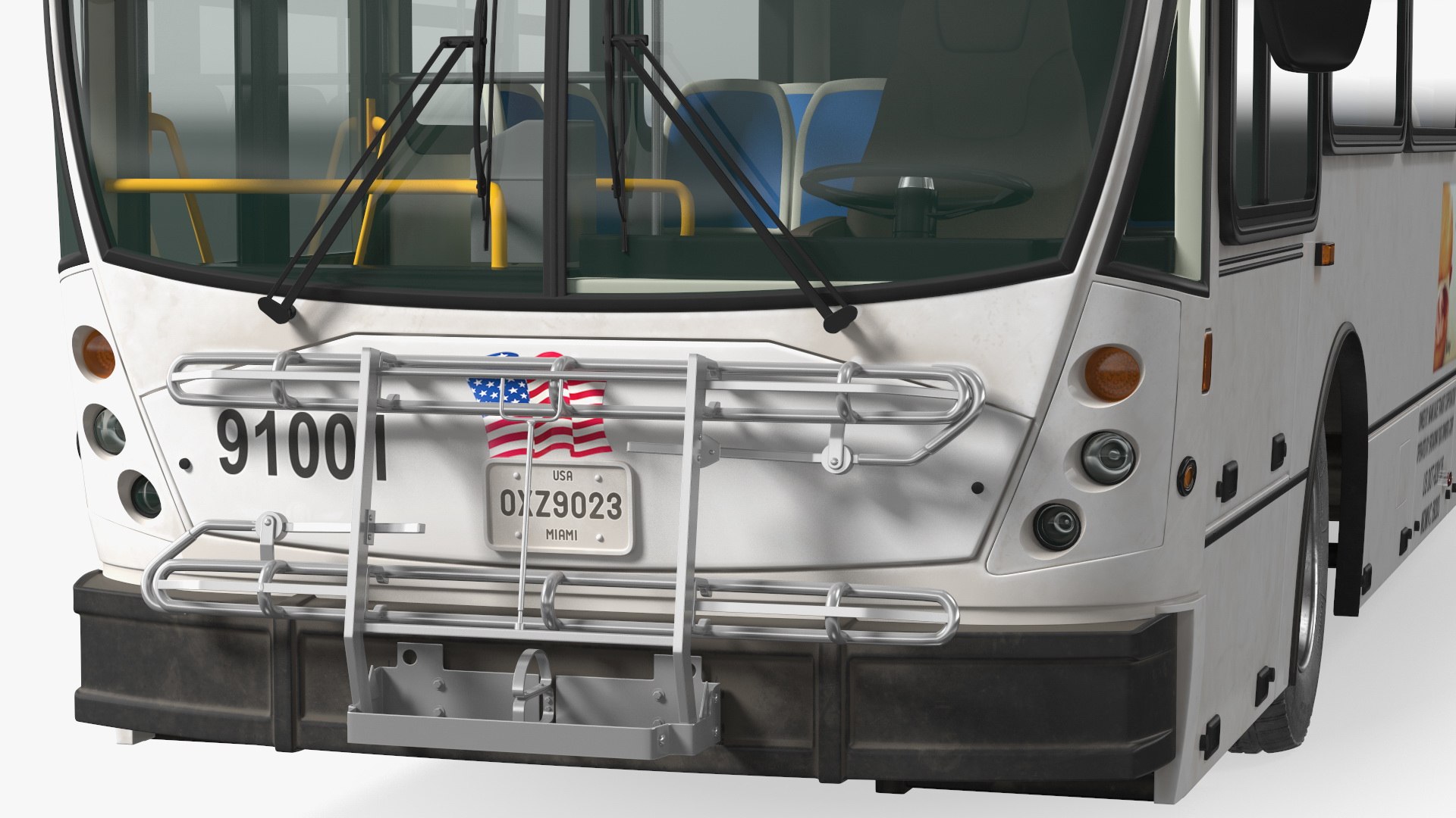 3D Bus Nabi Model 416 Simple Interior - TurboSquid 1878040