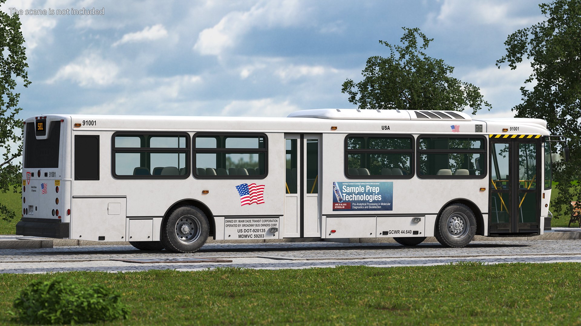 3D Bus Nabi Model 416 Simple Interior - TurboSquid 1878040