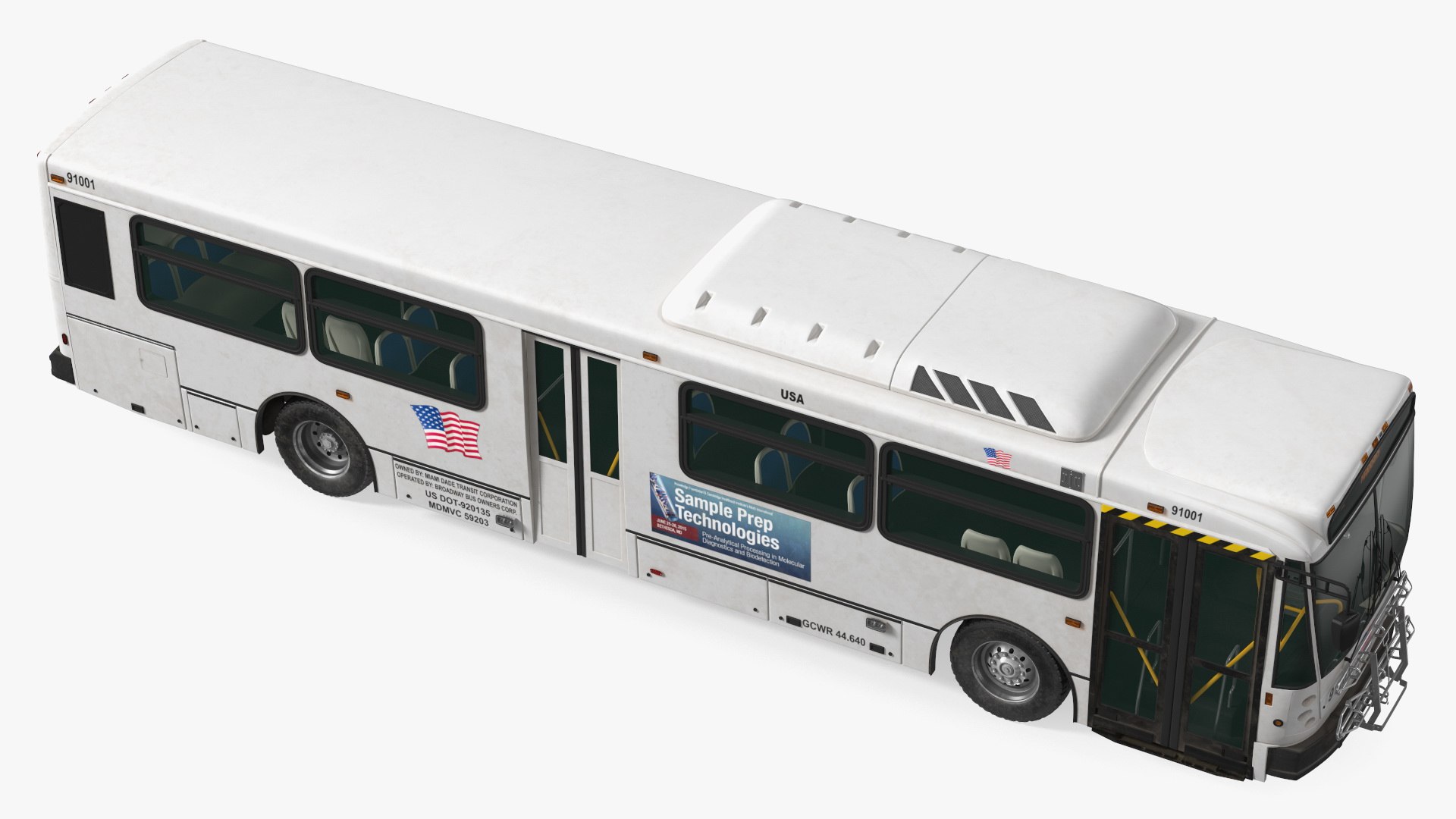 3D Bus Nabi Model 416 Simple Interior - TurboSquid 1878040