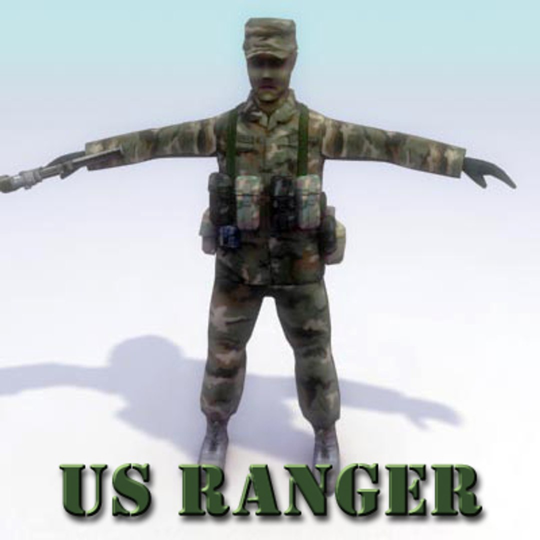 3d Model Usarmy Ranger