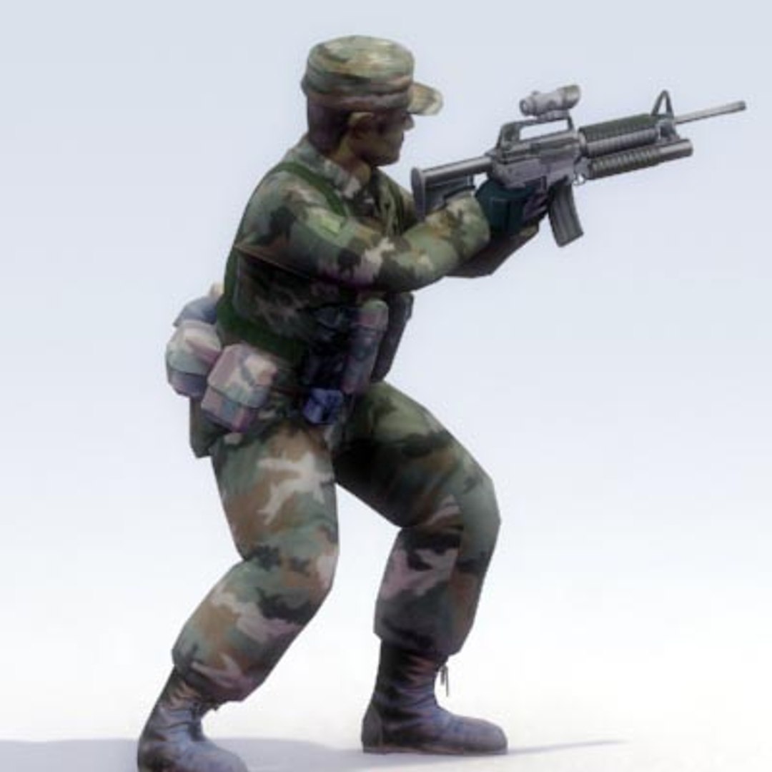 3d Model Usarmy Ranger