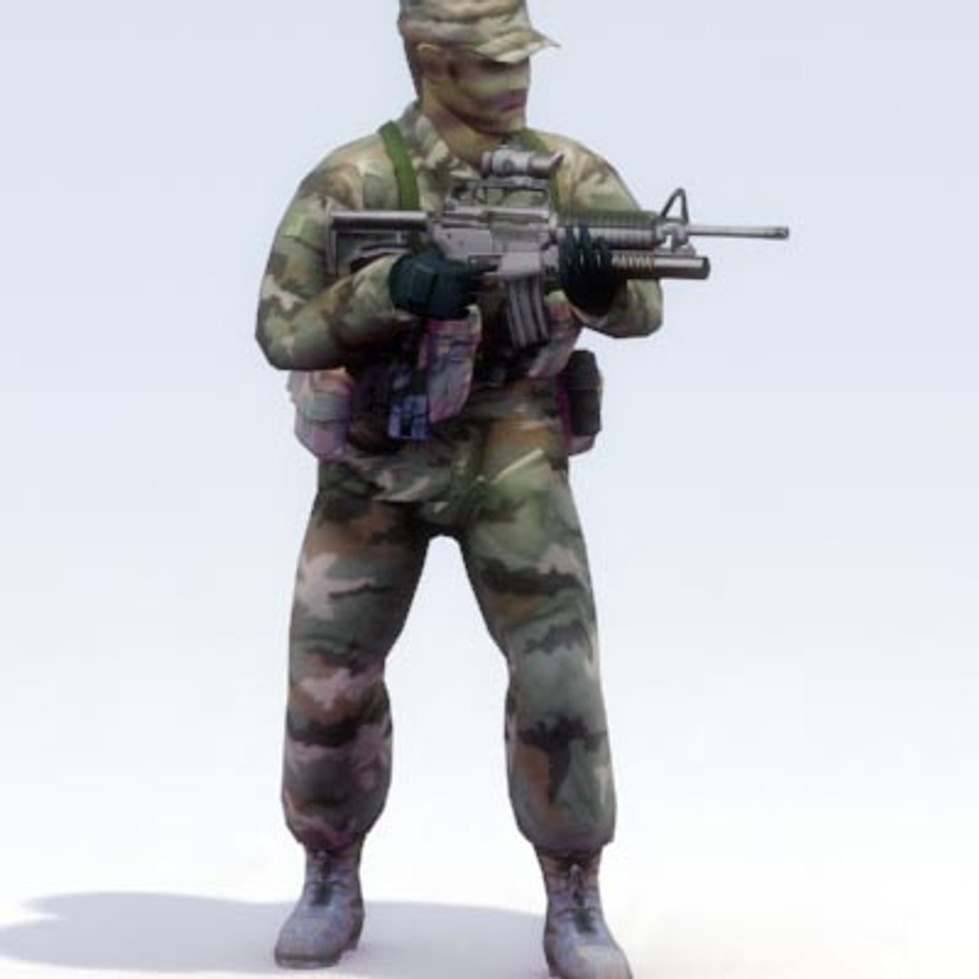 3d Model Usarmy Ranger