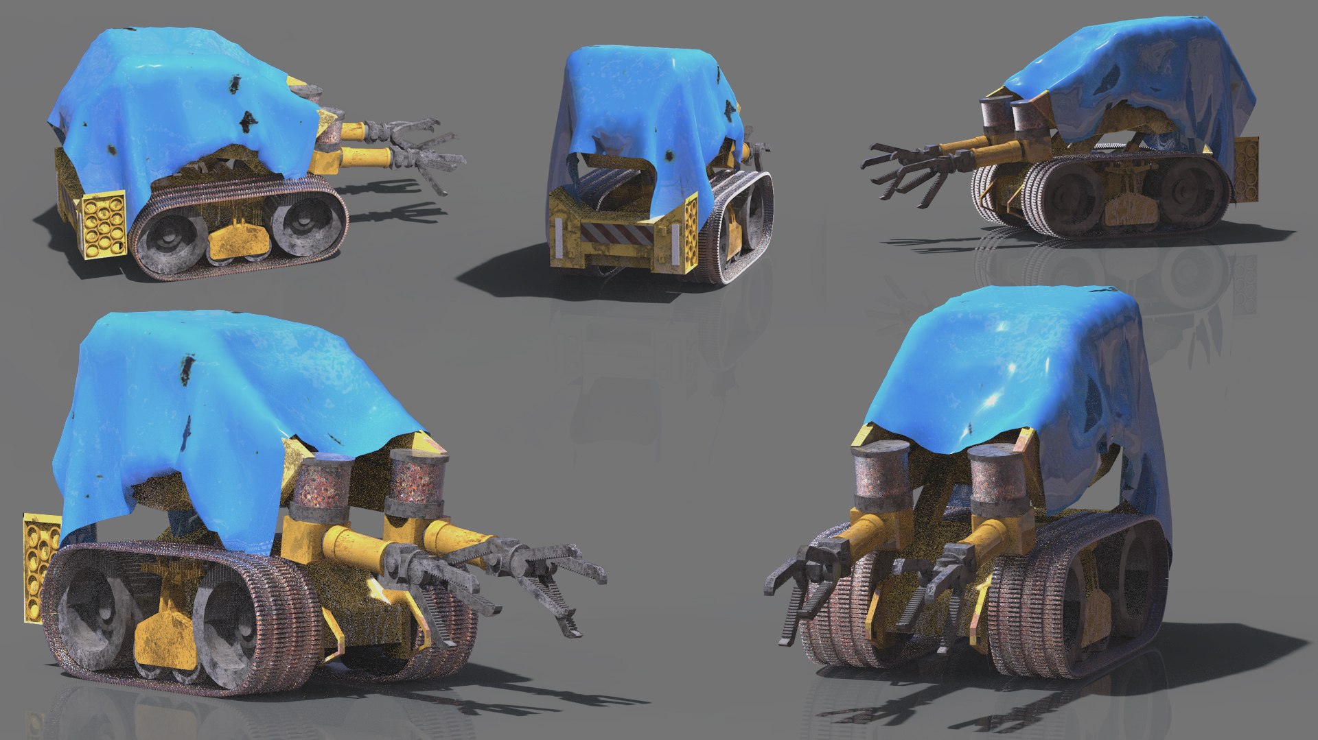 3d robot service model