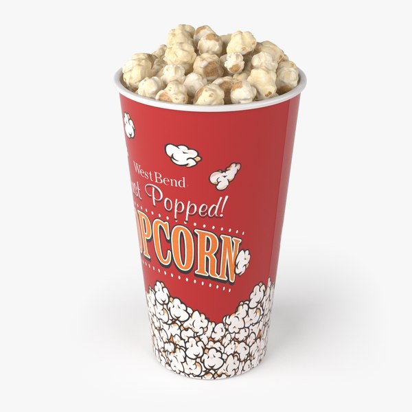 Realistic Popcorn Collection model - TurboSquid 1830917