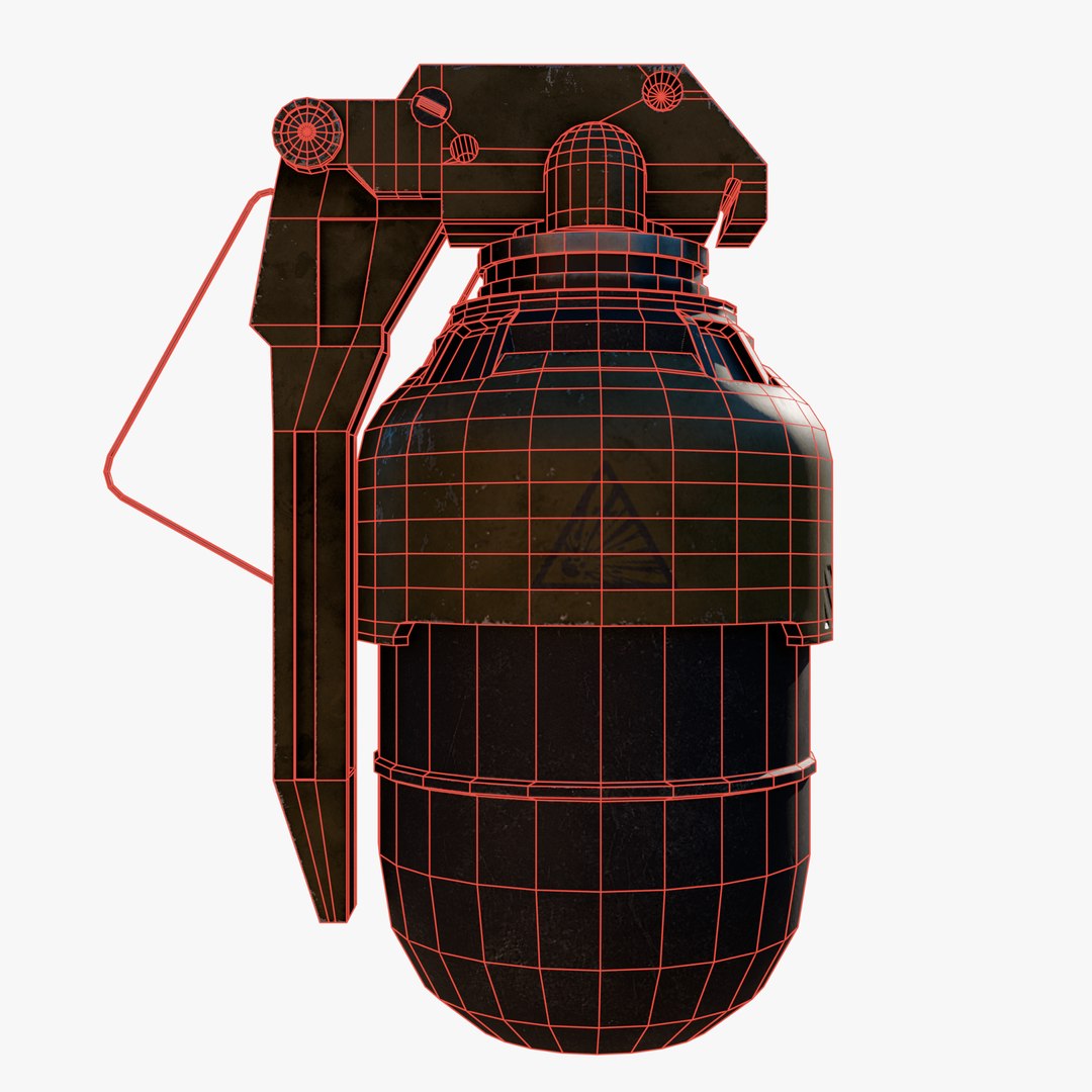 Futuristic grenade concept model - TurboSquid 2085305