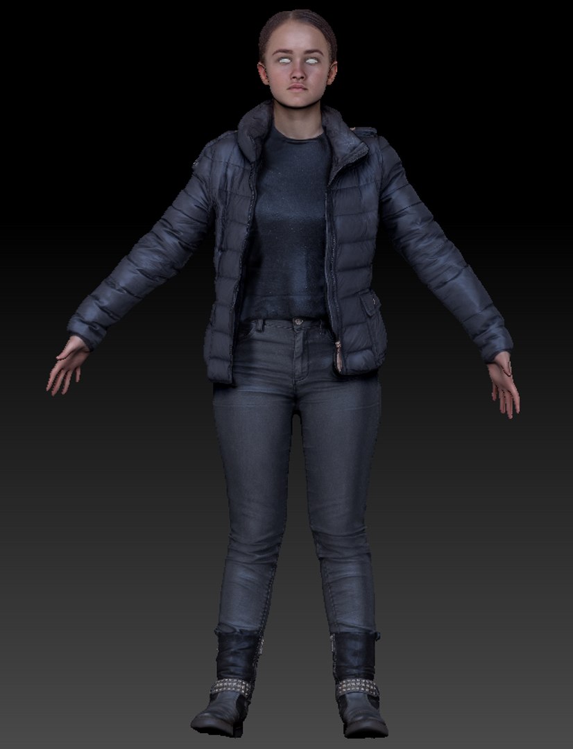 Photogrammetry Woman Style A-pose 3D - TurboSquid 1505588