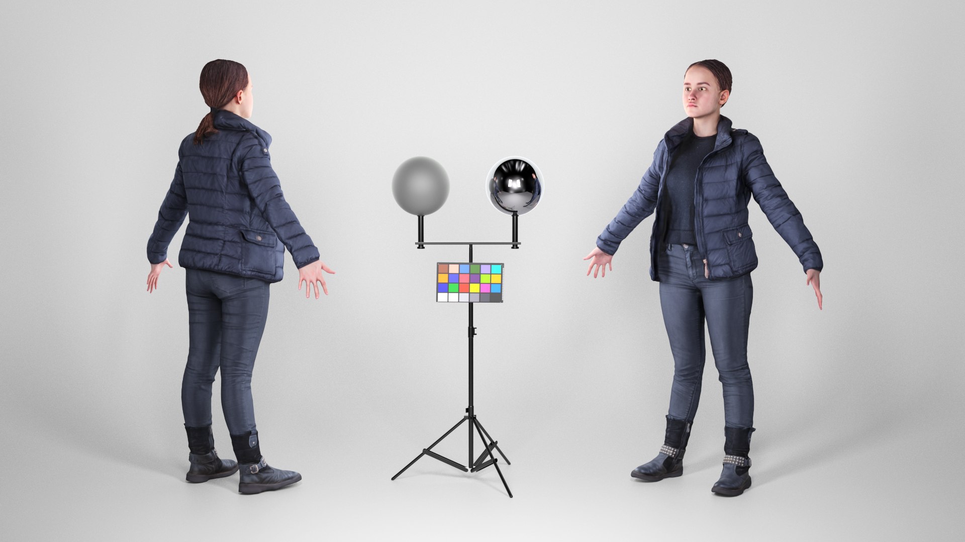 Photogrammetry Woman Style A-pose 3D - TurboSquid 1505588