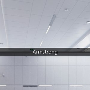 3D Ceiling Armstrong Model - TurboSquid 1237654