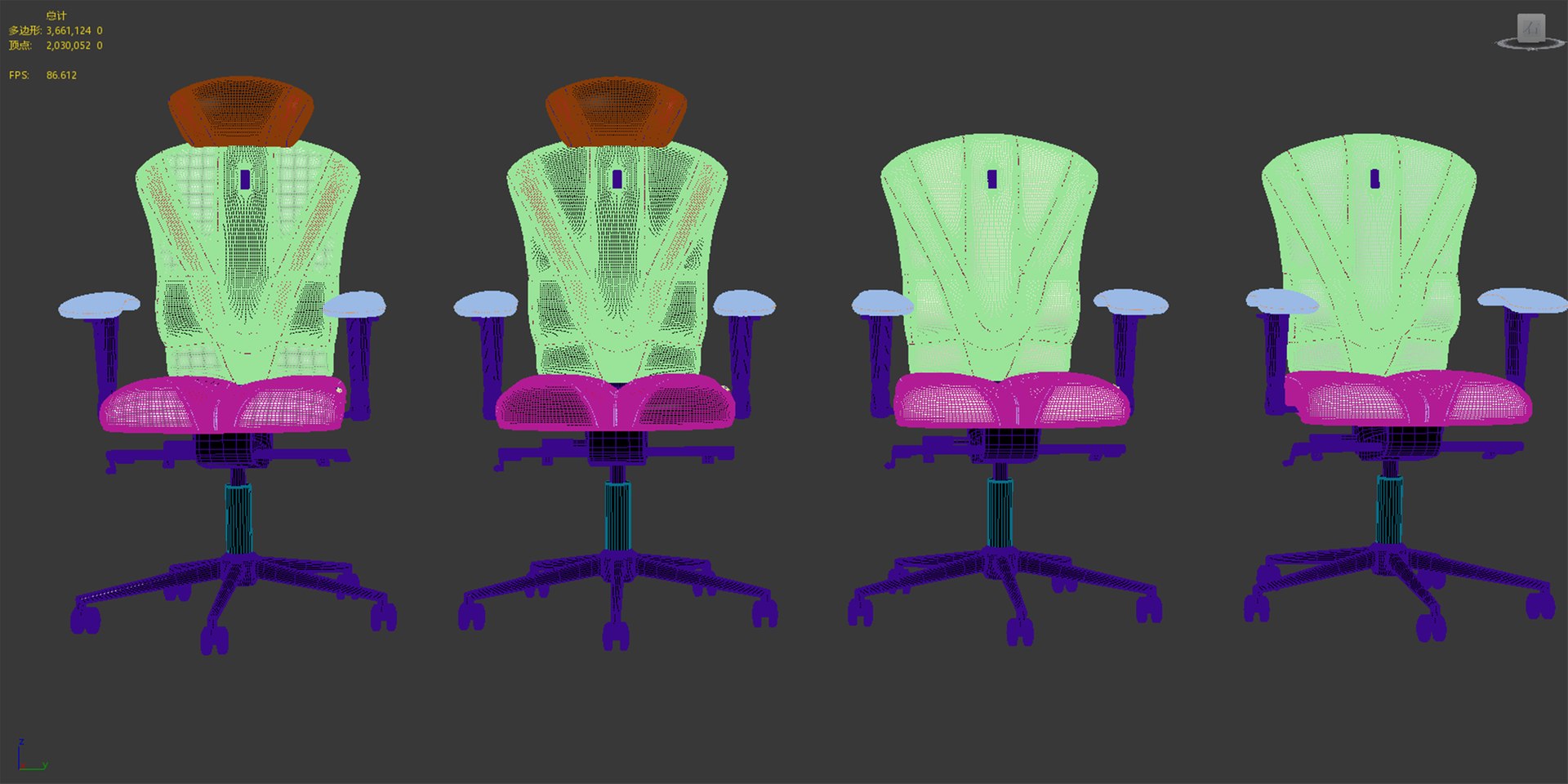 Electronic Competition Chair 3D Model - TurboSquid 1714296