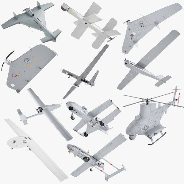 3d model of drone gritty future