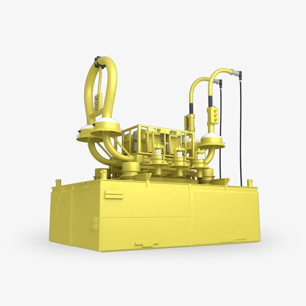 sub sea manifold 3d model