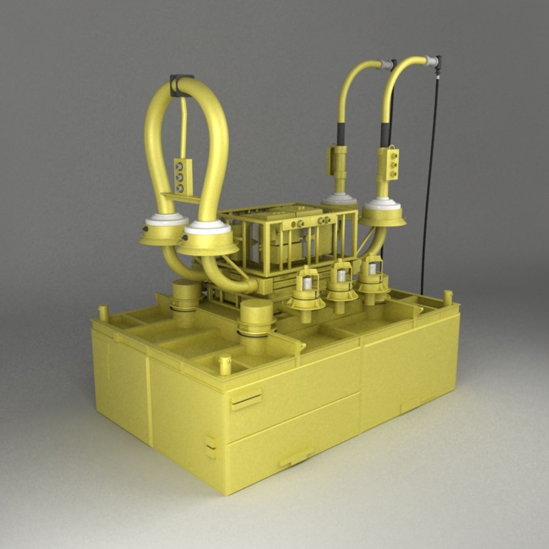 Sub Sea Manifold 3d Model