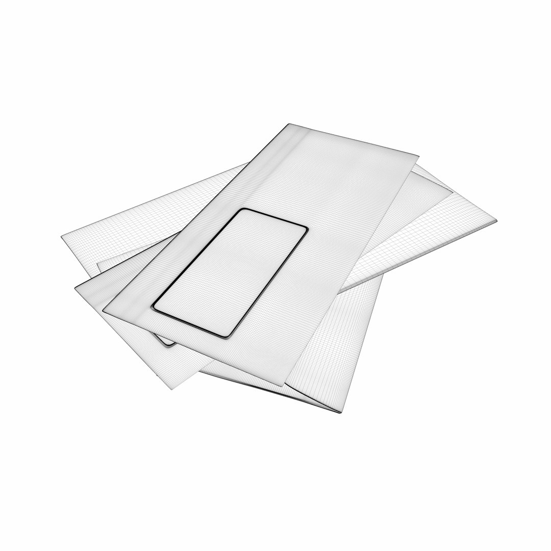 Mail Paper Letter 3D Model - TurboSquid 1561035