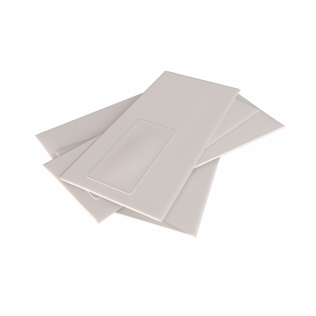 Mail Paper Letter 3D Model - TurboSquid 1561035