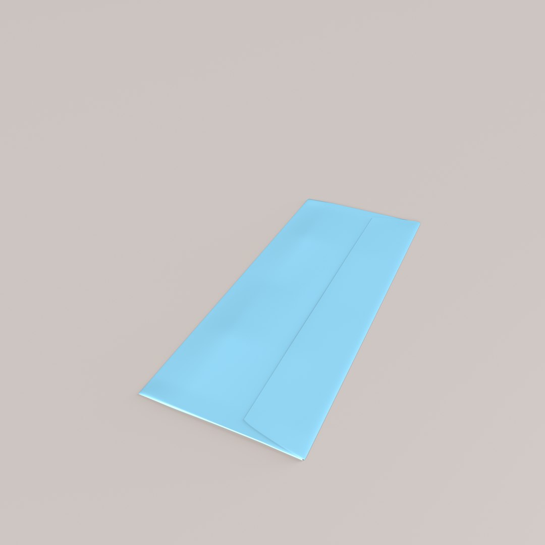 Mail Paper Letter 3D Model - TurboSquid 1561035