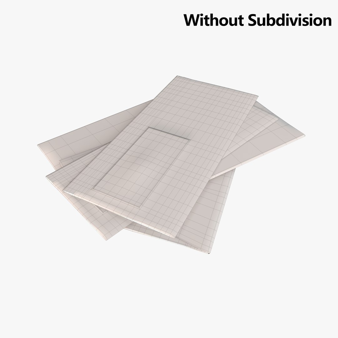 Mail Paper Letter 3D Model - TurboSquid 1561035