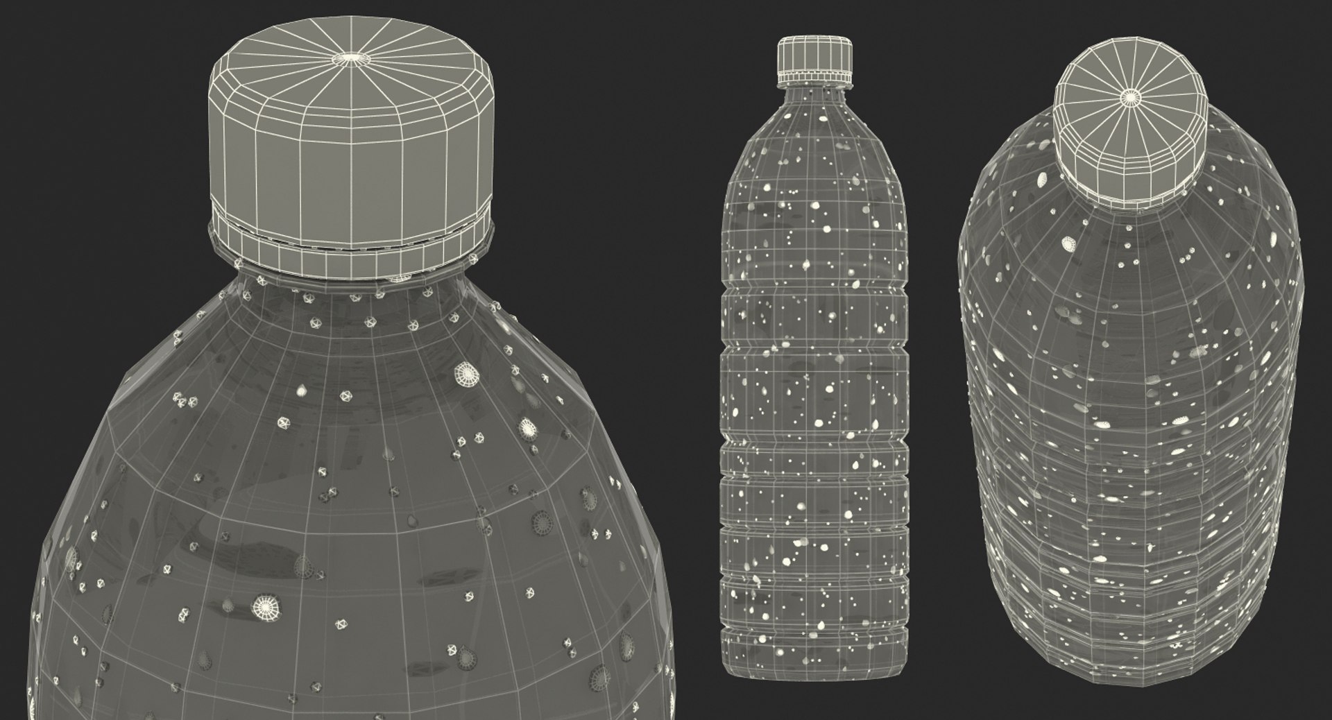 Water Bottle Covered Condensation 3D Model - TurboSquid 1240701