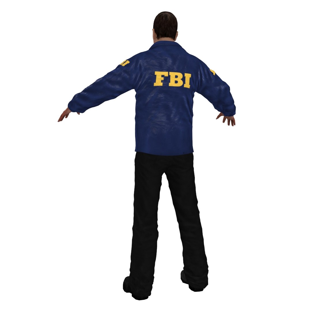 3d Fbi Agent Model