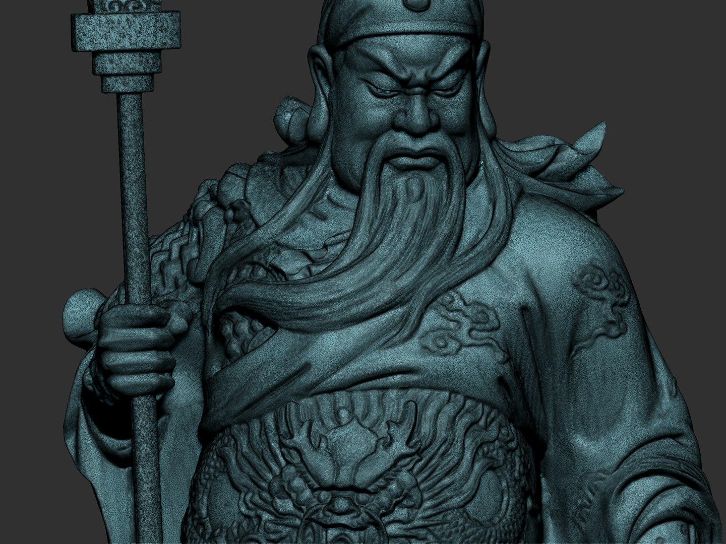 3D Guangong - TurboSquid 2037863