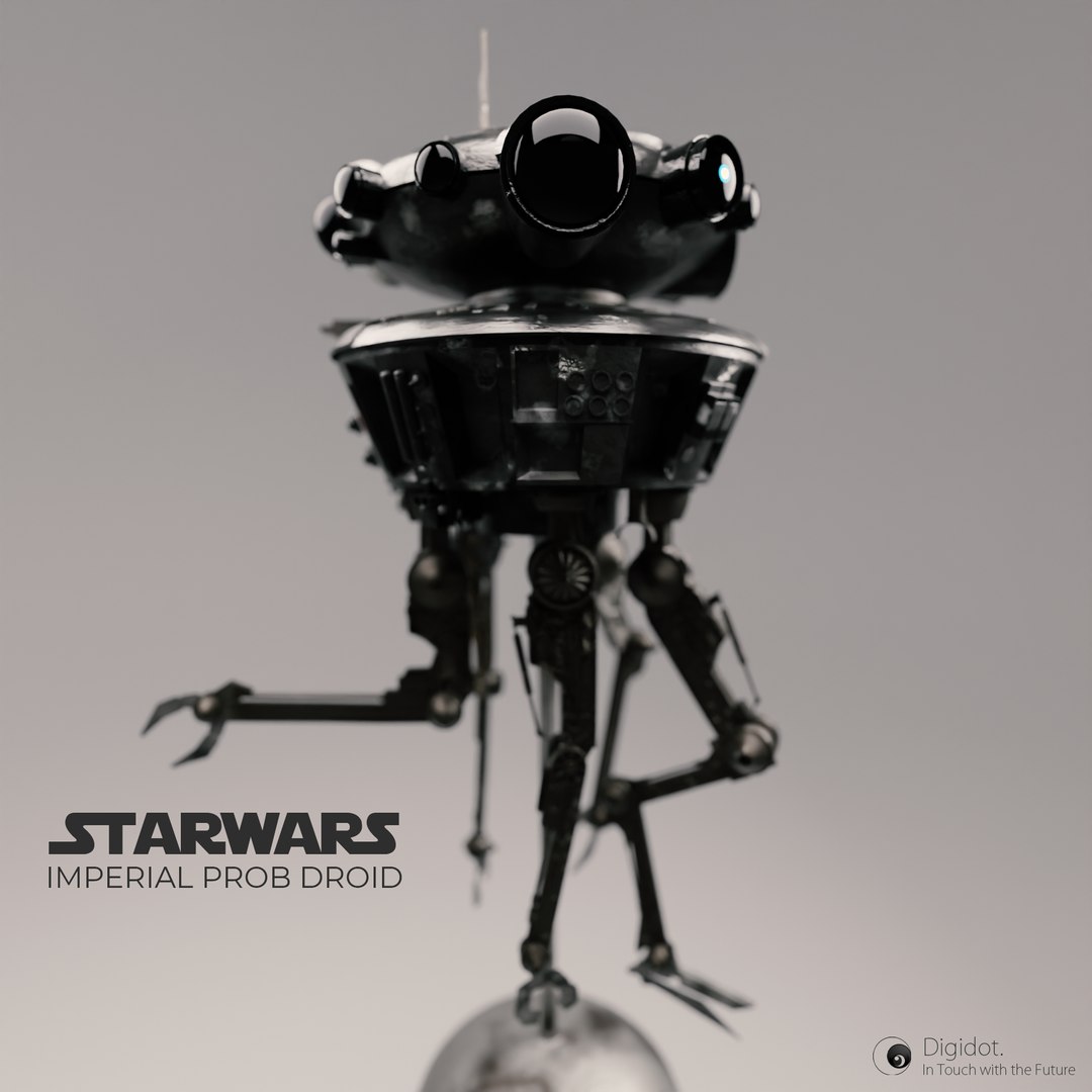 3D Imperial Prob Droid model - TurboSquid 2051422