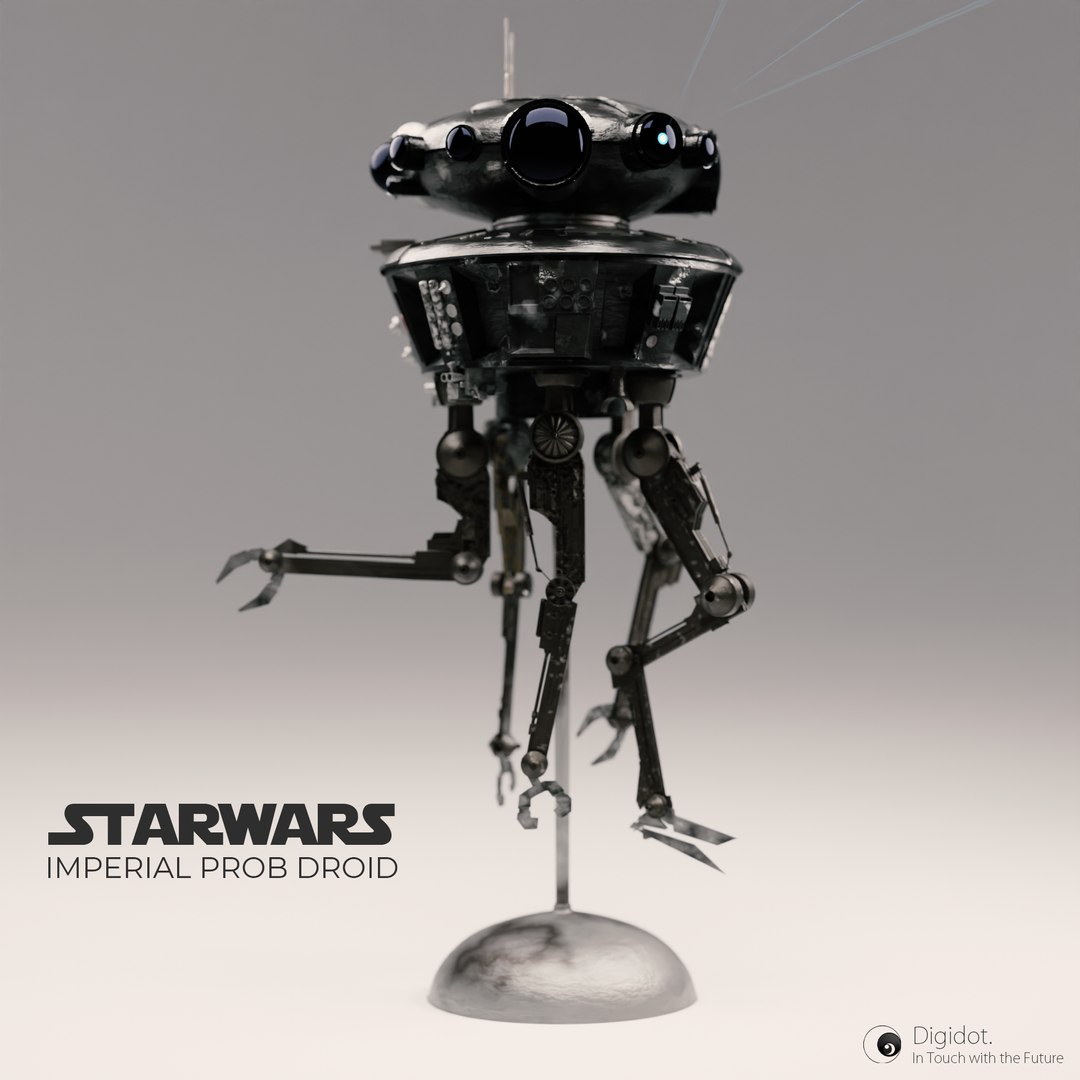 3D Imperial Prob Droid model - TurboSquid 2051422