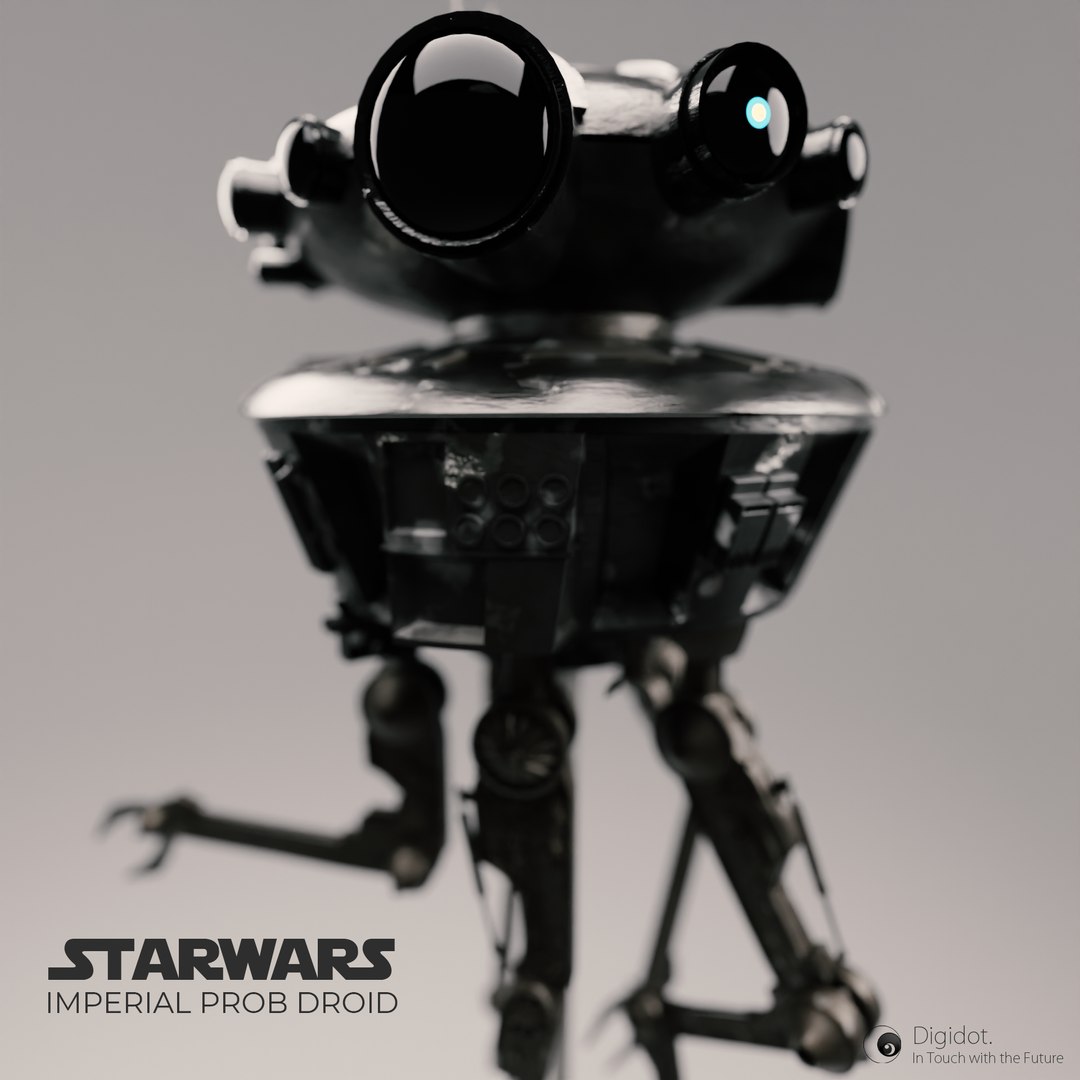 3D Imperial Prob Droid model - TurboSquid 2051422