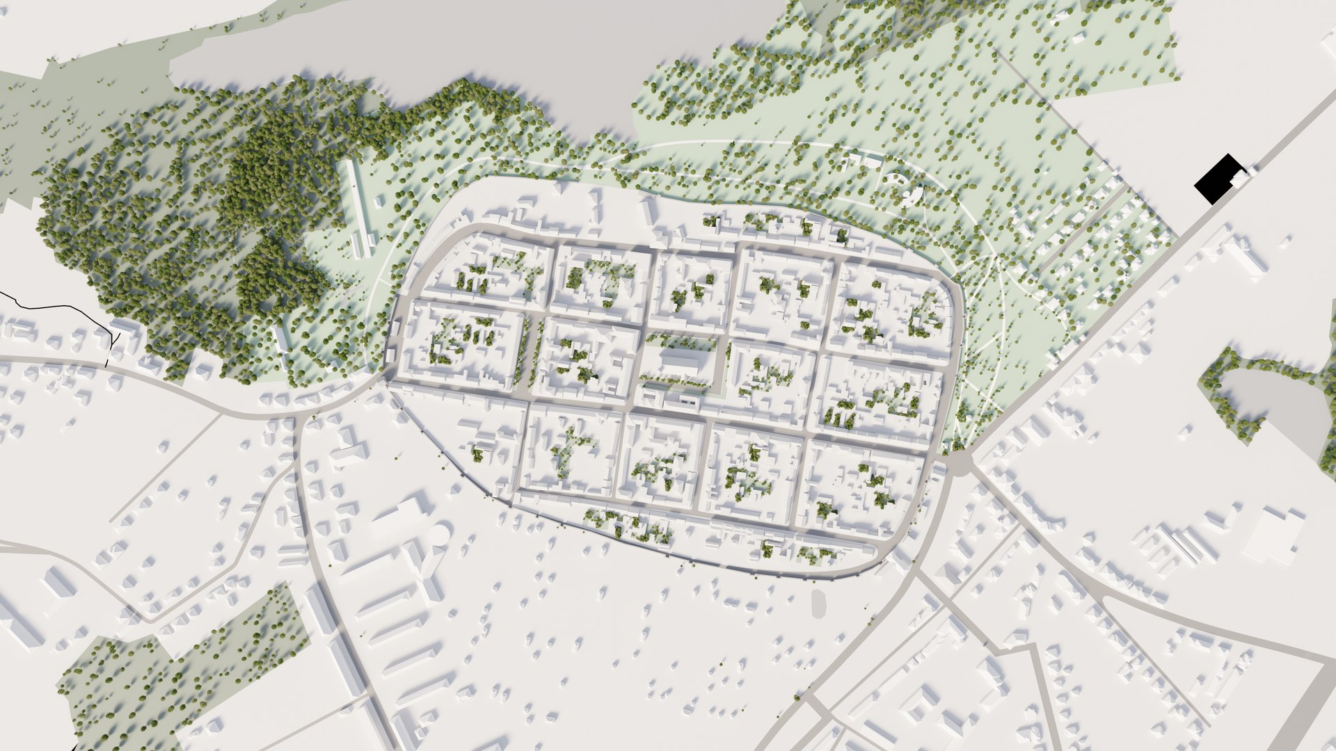 Medieval Town Gransee Model - TurboSquid 1980918