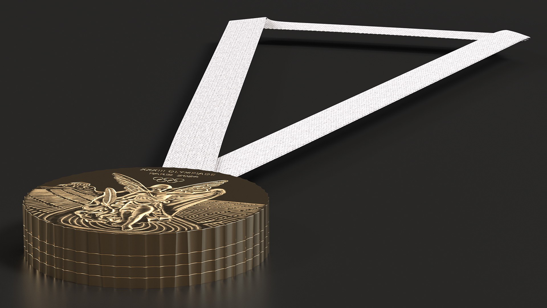 Olympic Gold Medal 2024 3D model - TurboSquid 2003134
