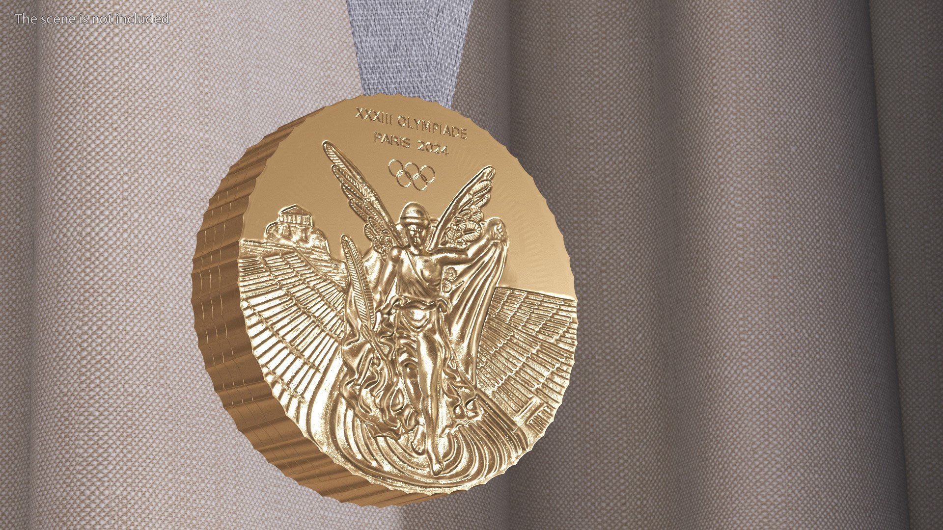 Olympic Gold Medal 2024 3D Model - TurboSquid 2003134