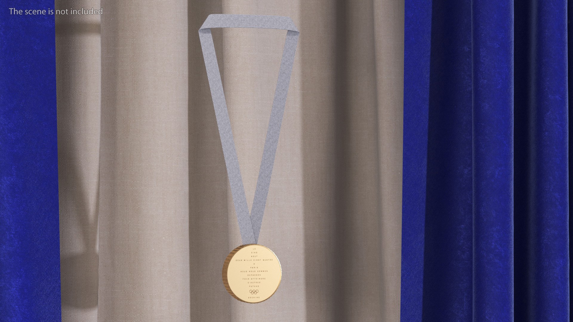 Olympic Gold Medal 2024 3D Model - TurboSquid 2003134