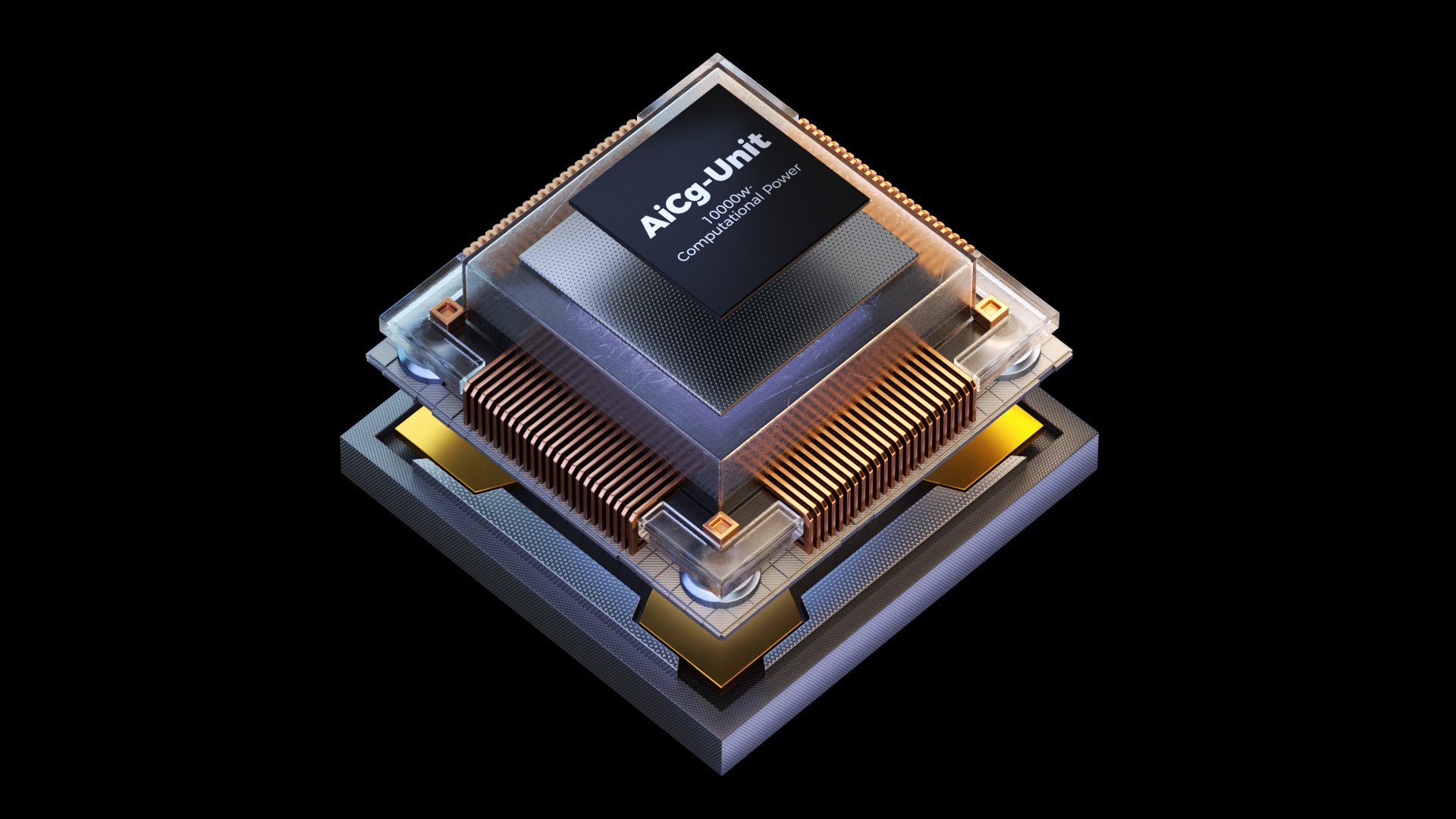 3D C4D Octane CPU Chip And Sci-fi Circuit Board Model - TurboSquid 2142531