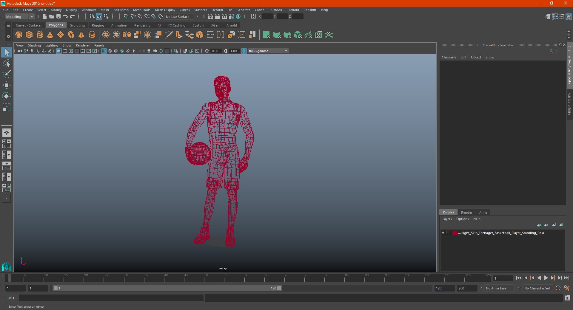 3D Dark Skin Teenager Basketball Player Standing Pose - TurboSquid 1763461